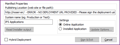 ClickOnce Deployment