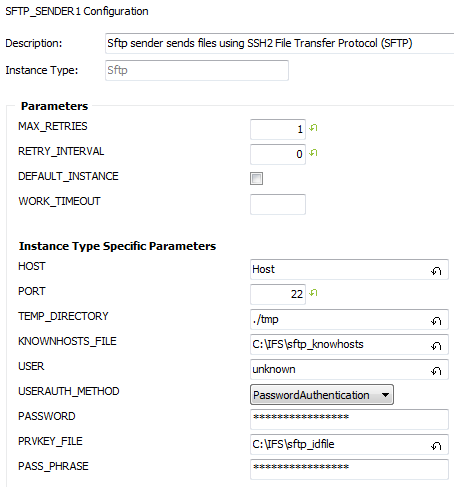 Configure the SFTP Transport Connector