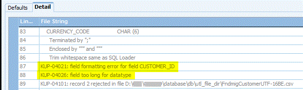 Create Table from File